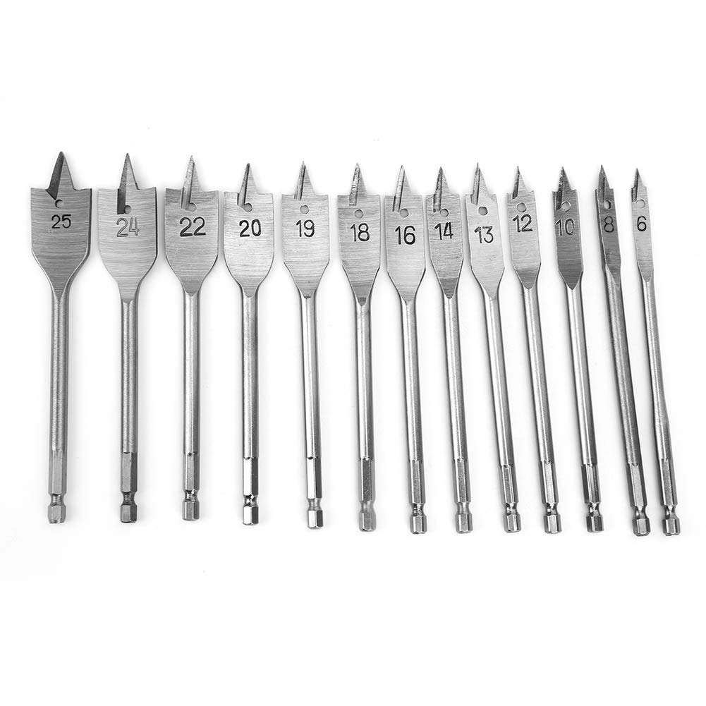 Flat Wood Spade Bit Set (6pcs/13pcs) – APEX