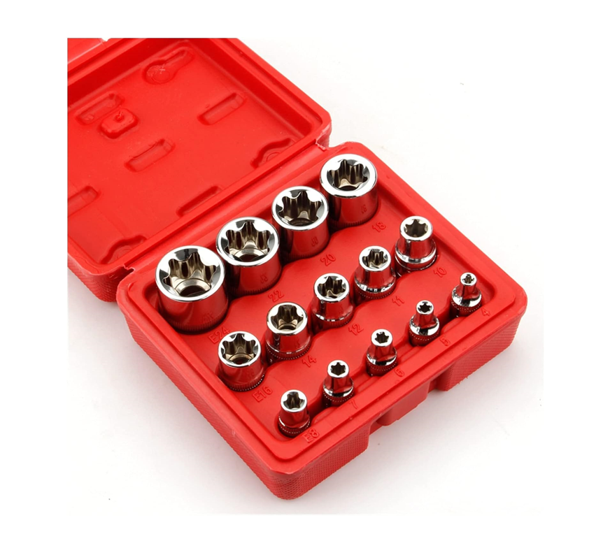 14pcs Female E Socket Set | APEX Tools & Automotive South Africa