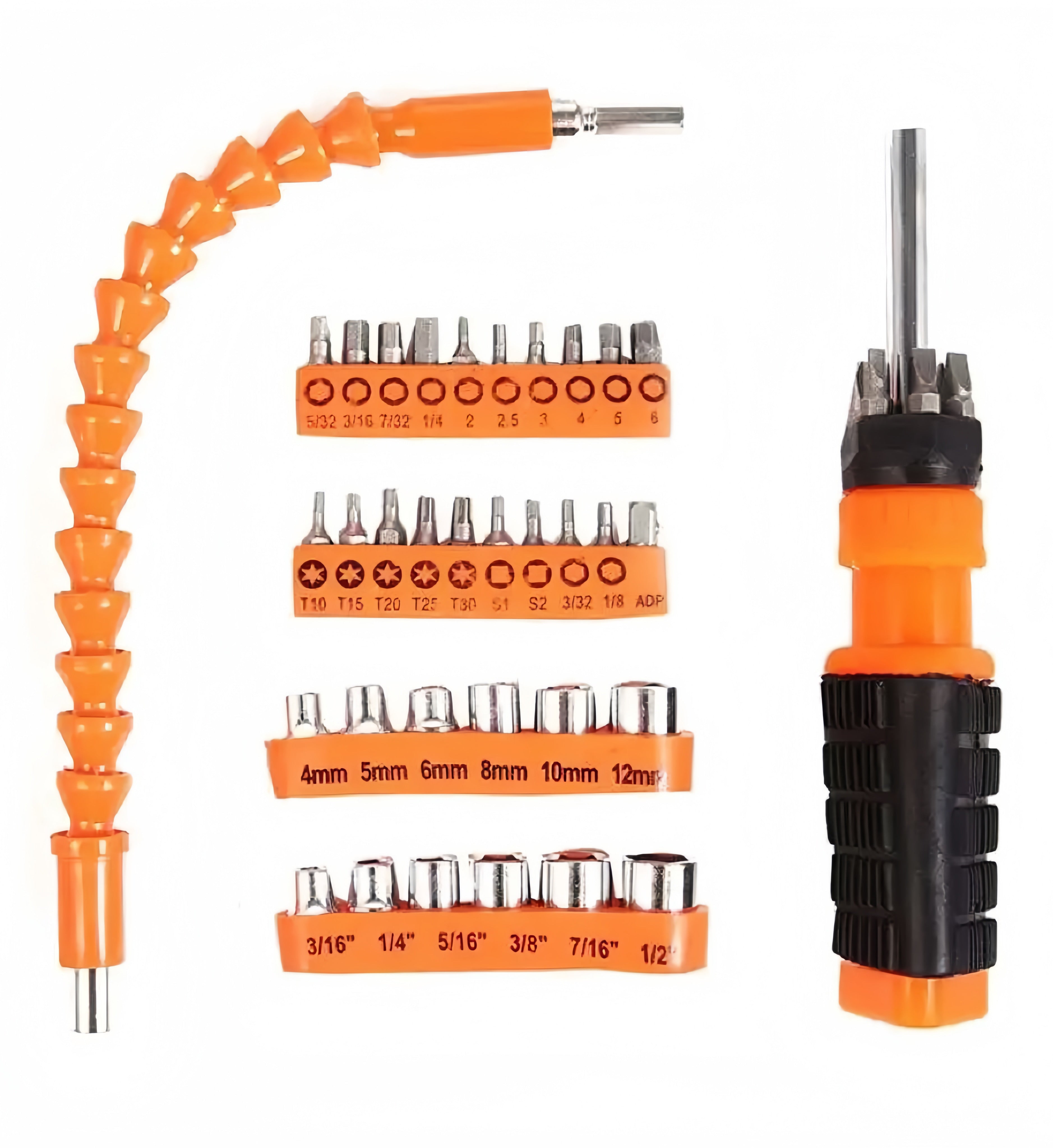 43pcs Flexible Screwdriver Bit Set – APEX