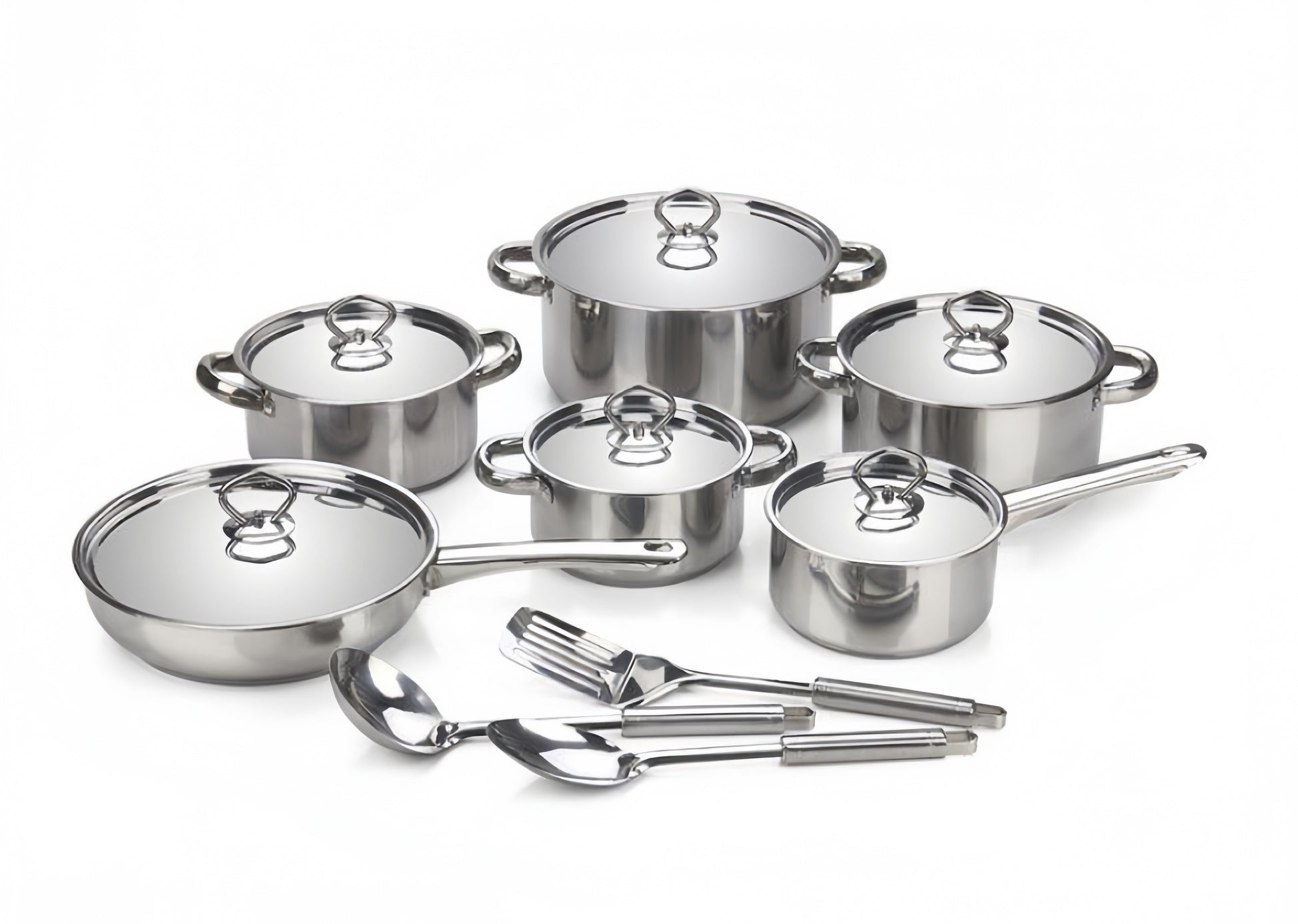 15pcs Stainless Steel Cookware Set – APEX